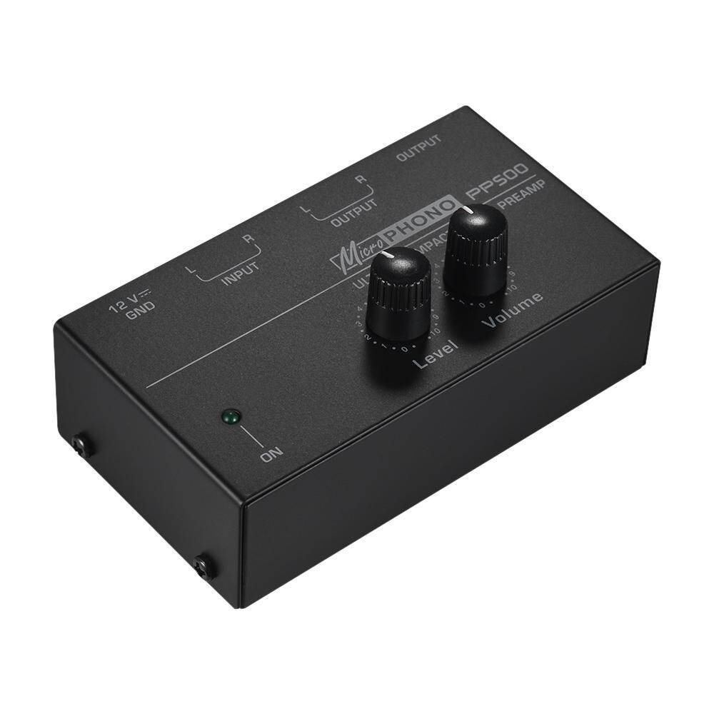 Ultra-compact Phono Preamp Preamplifier with Level & Volume Controls ...