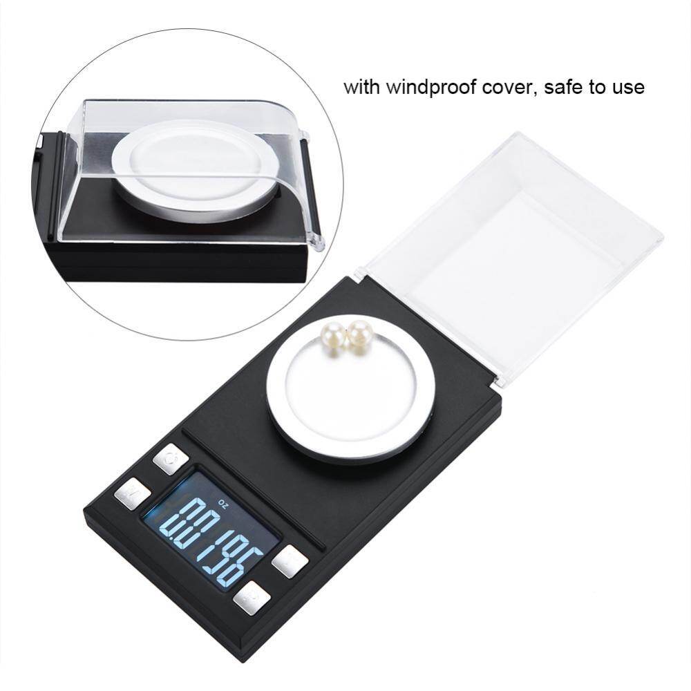 Portable LCD Digital Electronic Pocket Scale High Precision 0.001g ...