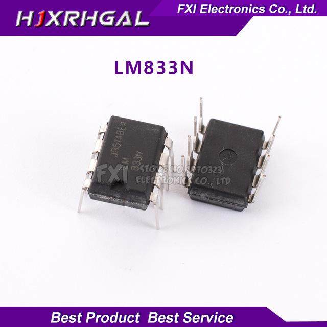 10 ชิ้น LM833N LM833 DIP8 กรมทรัพย์สินทางปัญญาใหม่เดิม - LZDstore ...