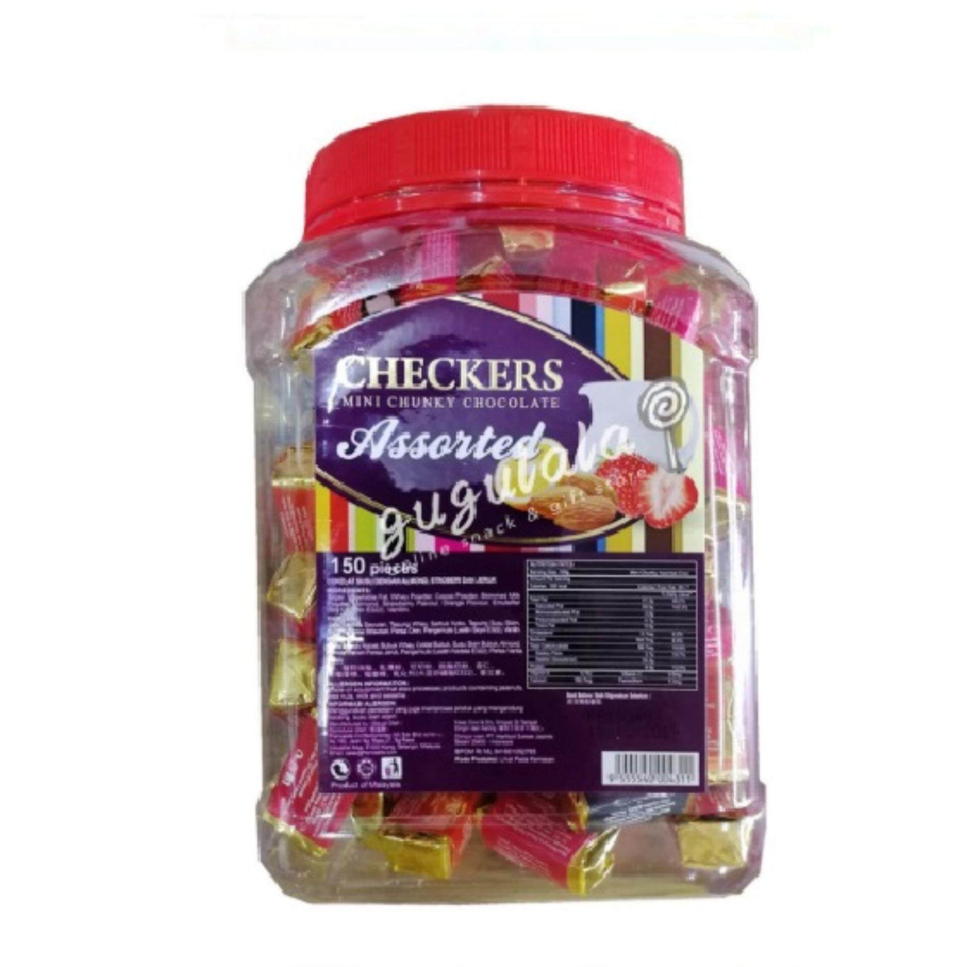 CHECKERS Mini Chunky Chocolate Assorted 150's | Lazada