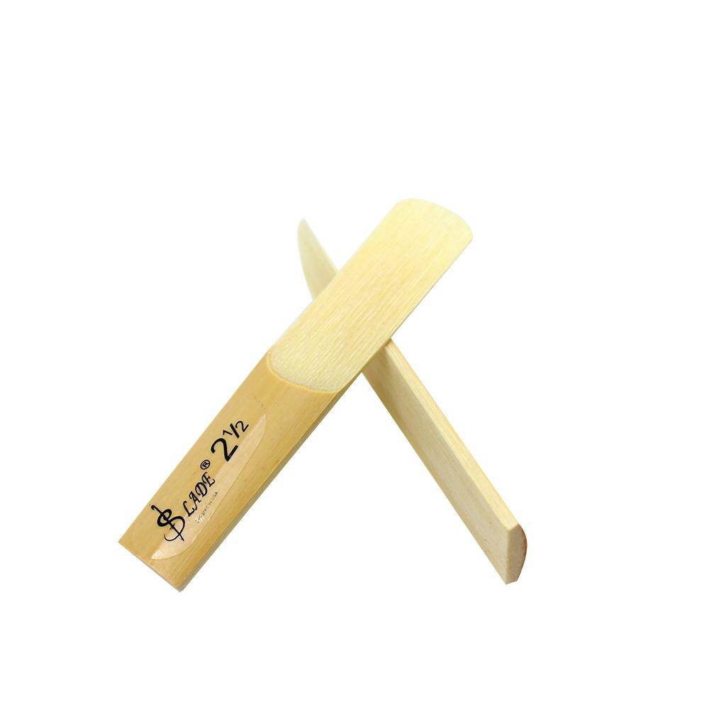 Qimiao 10 pcs Tenor bB Saxophone Reeds 2-1/2 Bamboo Sax Reed Strength 2 ...