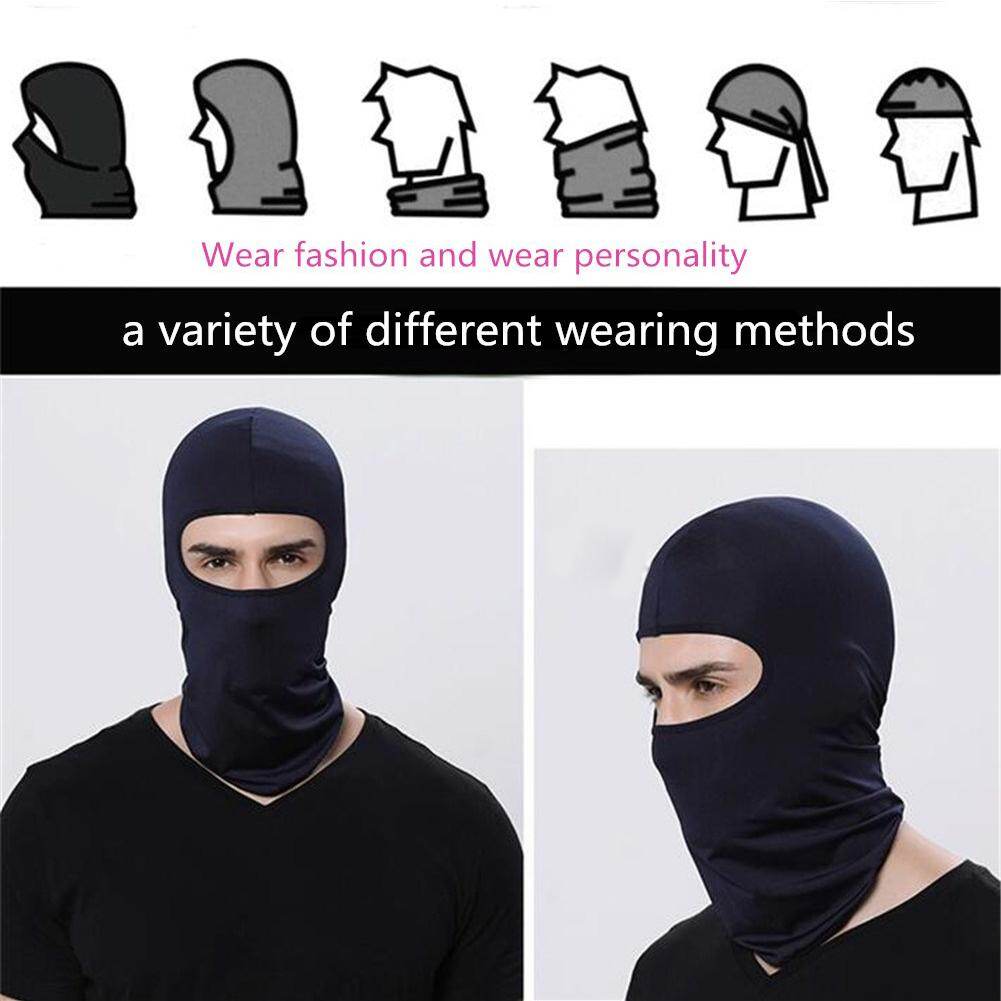 Outdoor Ski Motorcycle Cycling Balaclava Full Face Mask Neck Cover ...