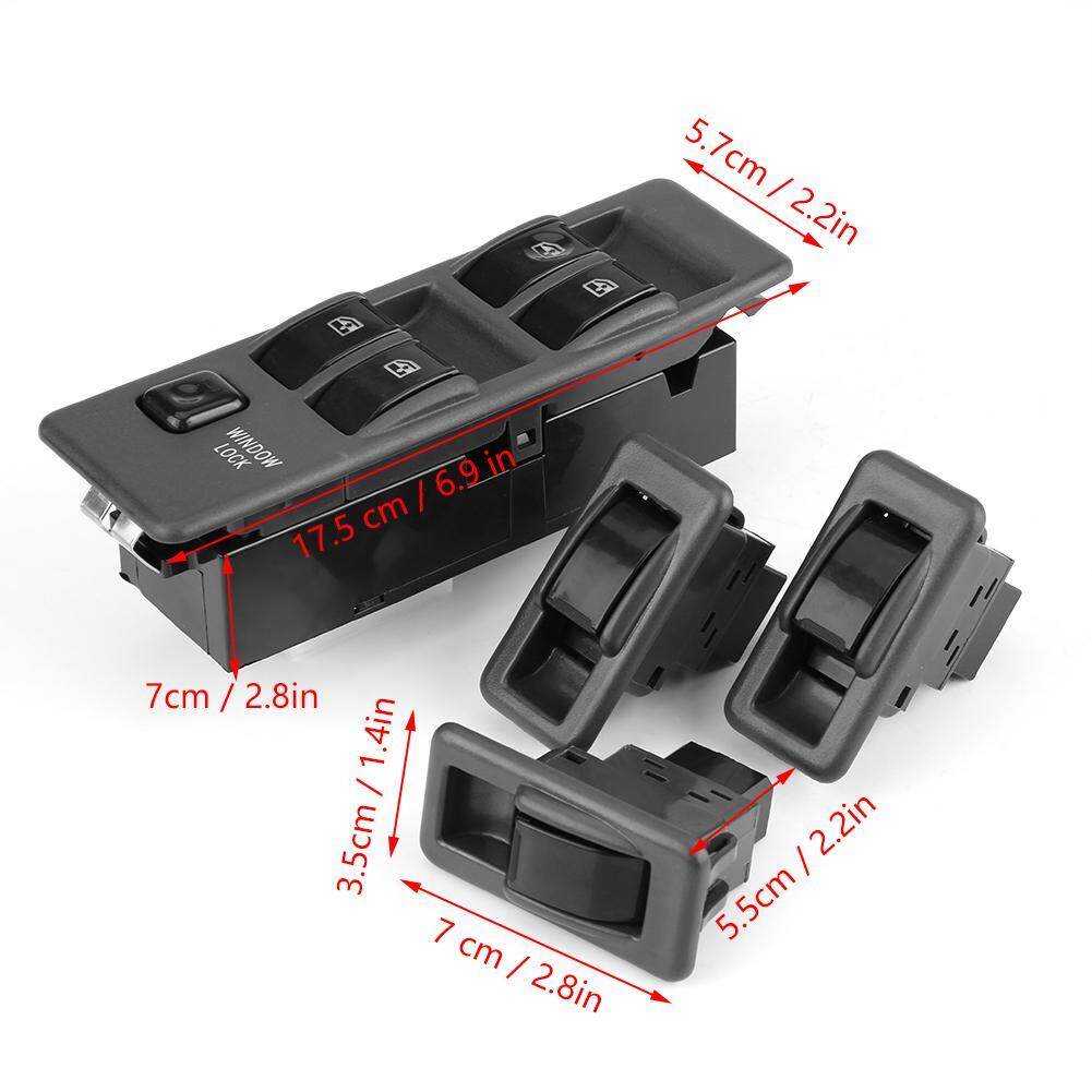 Car Power Window Switch Button Set for Mitsubshi Pajero Montero 1990 ...