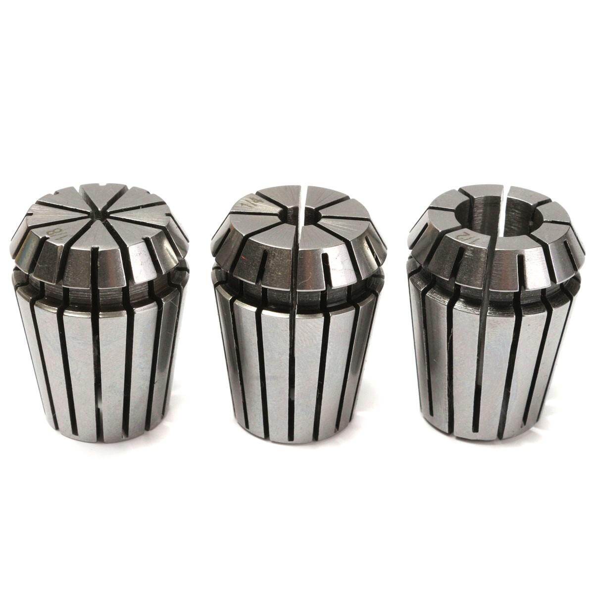 3Pcs ER25 Spring Collets Collet Chuck Milling Lathe Tool Set CNC 1/8" 1 ...