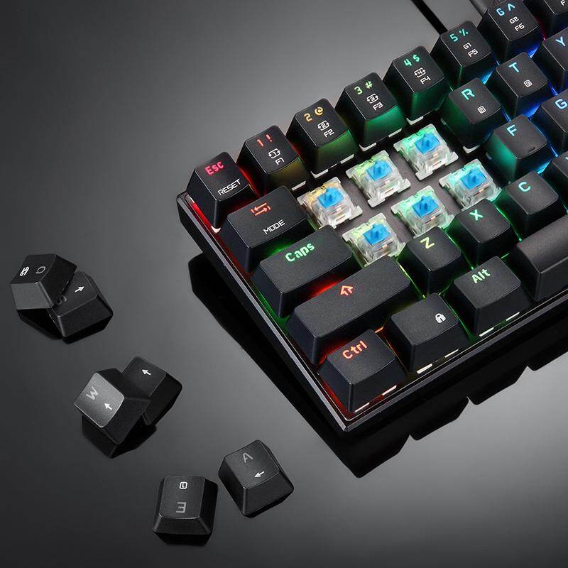 (White/Black) (blue/red switch) MOTOSPEED CK62 Wired Bluetooth Dual ...