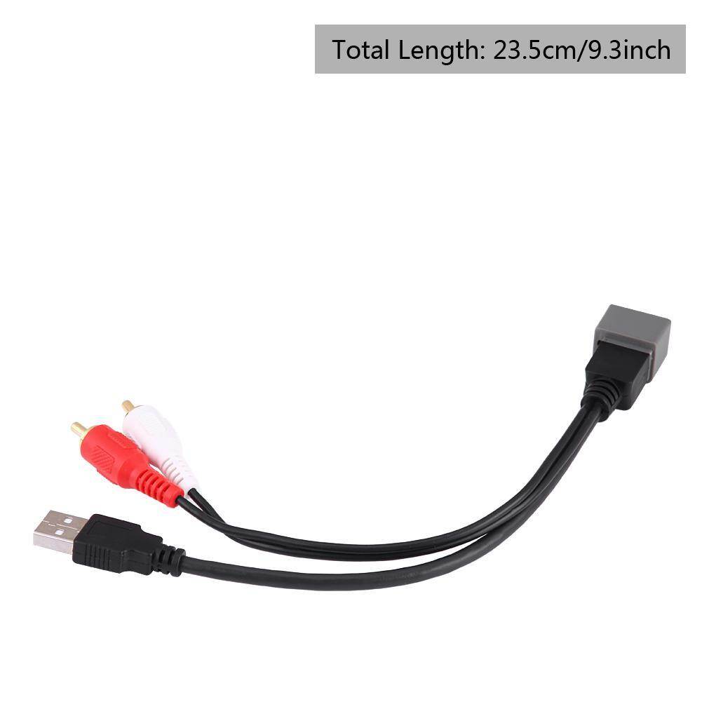 For Nissan Cube Juke Versa Audio Video USB RCA Adapter Cable - Car-mall ...