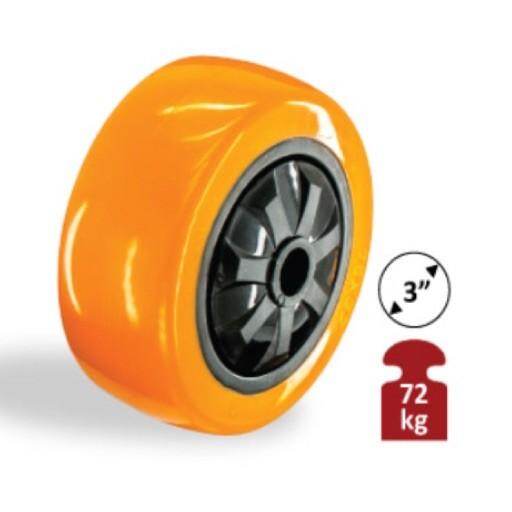 MR CASTOR HEAVY DUTY PU WHEEL ONLY ( 1 YEAR WARRANTY) | Lazada