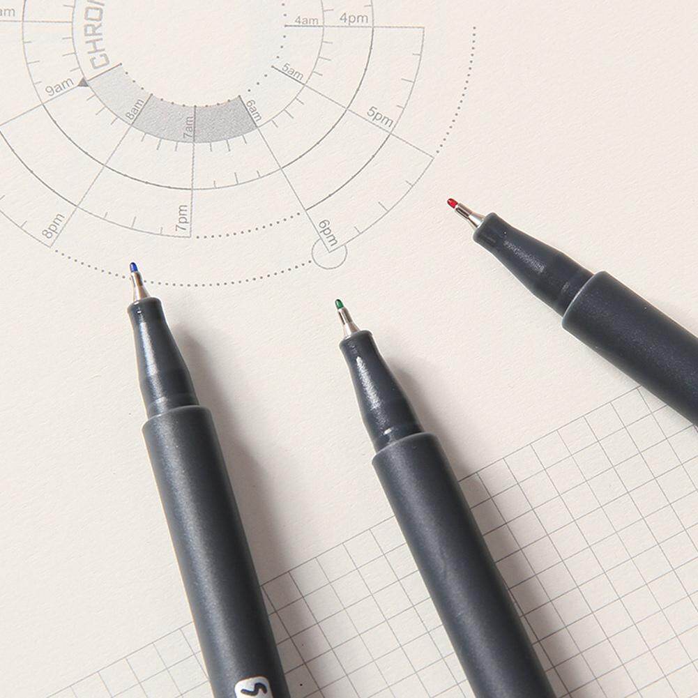 DS-Mart 12/24 Colors Fineliner Pens Set, 0.4 mm Fine Line Drawing Pen ...