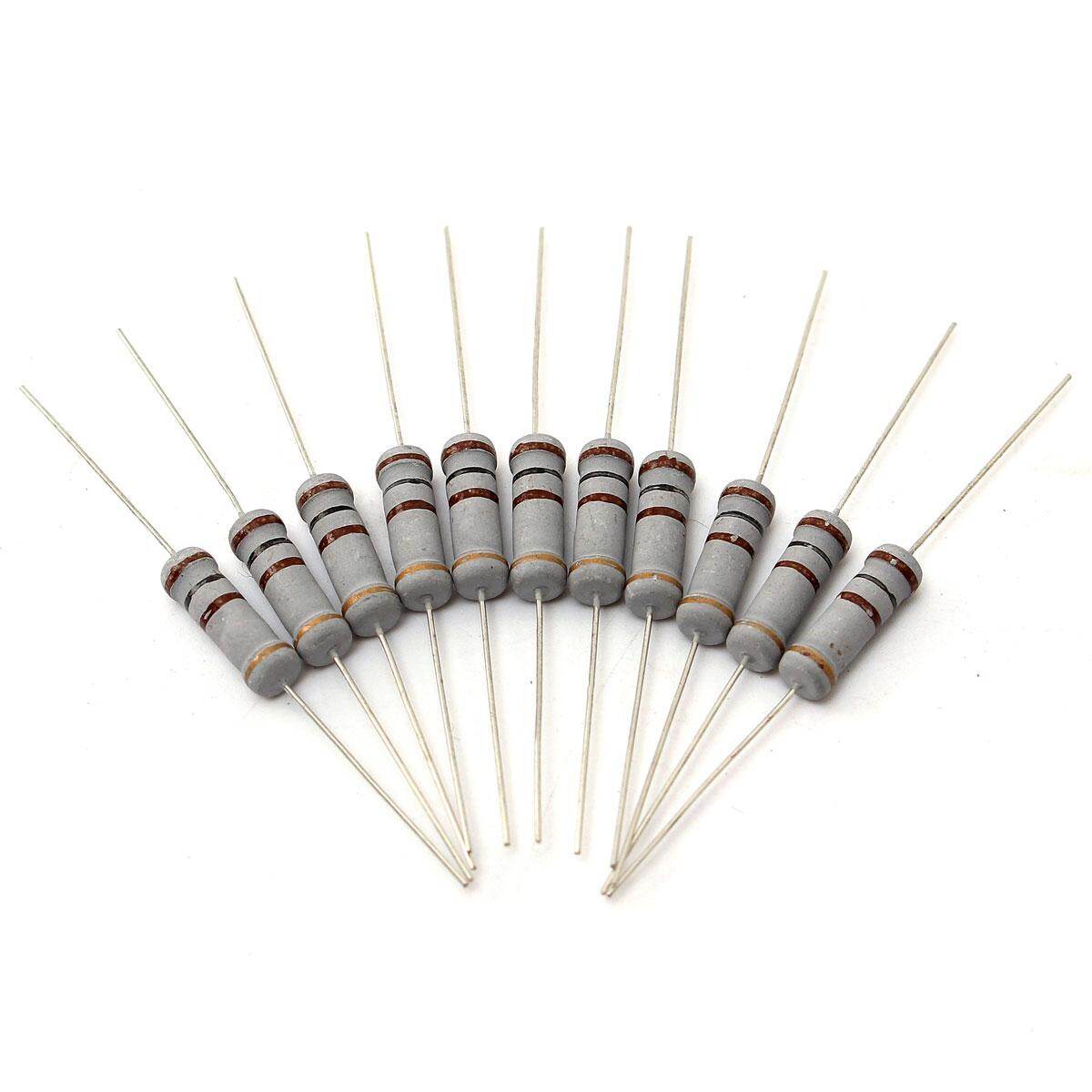 2 Watt 100 ohm 100R Ceramic Oxide-film Resistor R 2W 100pcs - - decay ...