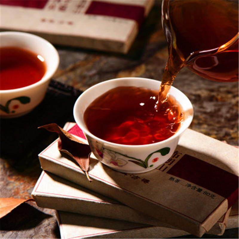 C-PE152 Yunnan Puerh tea 2008 brick Pu Erh brick tea 80g Pu er ripe cha ...