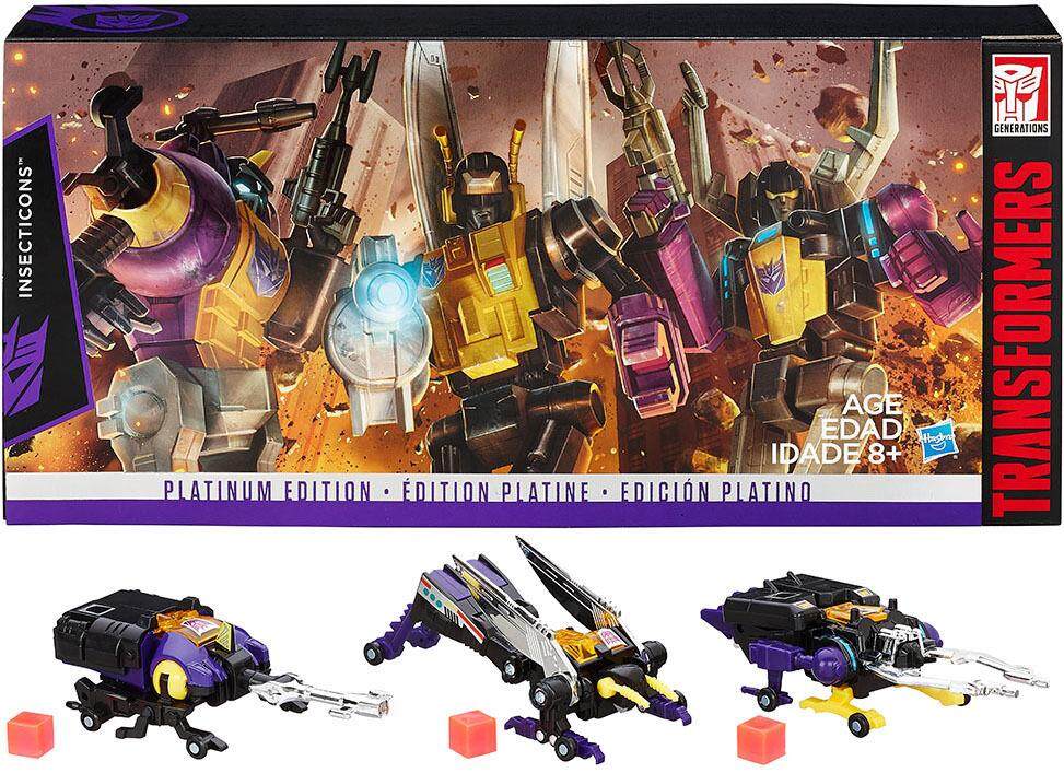[My Hobby Toys] Hasbro Transformers Platinum Edition - Insecticons ...