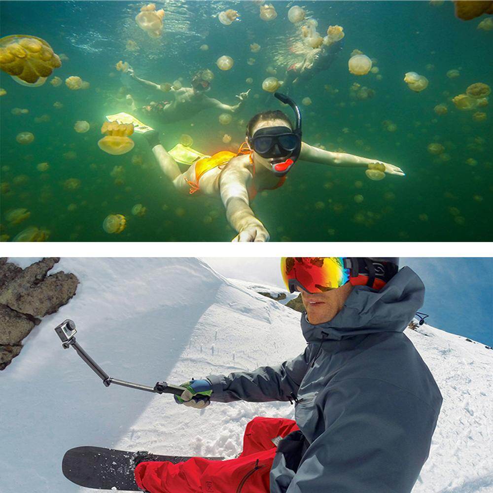 กล้องเพื่อการกีฬาสำหรับGopro 8 7 6 5 4 3 Way Stickตัวจับเวลาด้วยตนเอง ...
