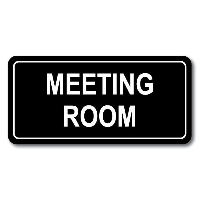 MEETING ROOM ACRYLIC DOOR SIGN BOARD 105x220X2MM. WE ACCEPT CUSTOM MAKE ...