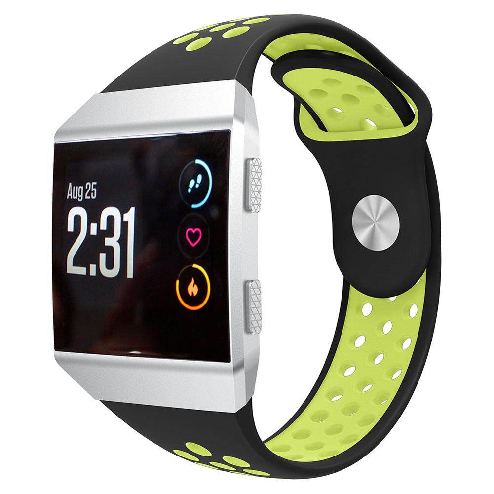YBC Watch Band Silicone Replacement Strap Wristband for Fitbit Ionic ...