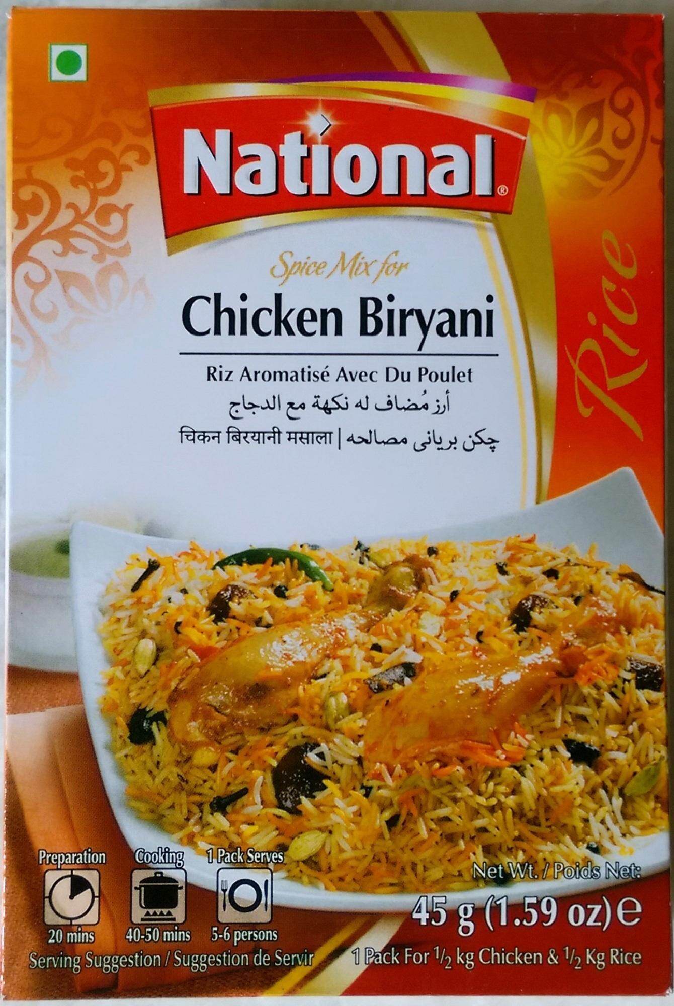 National Chicken Biryani | Lazada