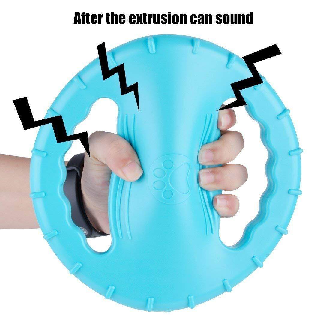 Dog Flying Disc,Indestructible Rubber Dog Flying Disc, Squeaky Float ...