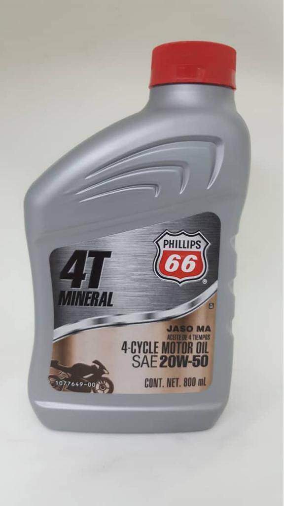 PHILLIPS 66 : 4T MINERAL MA 20W50 (800ML) | Lazada