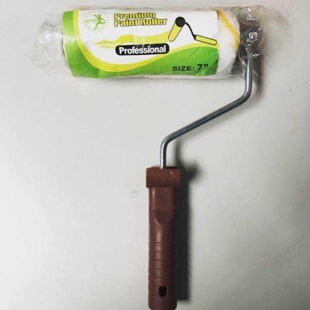 ICI MEDIUM DUTY PAINT ROLLER HANDLE 7”-175MM C/W HUNTER ROLLER REFILL ...
