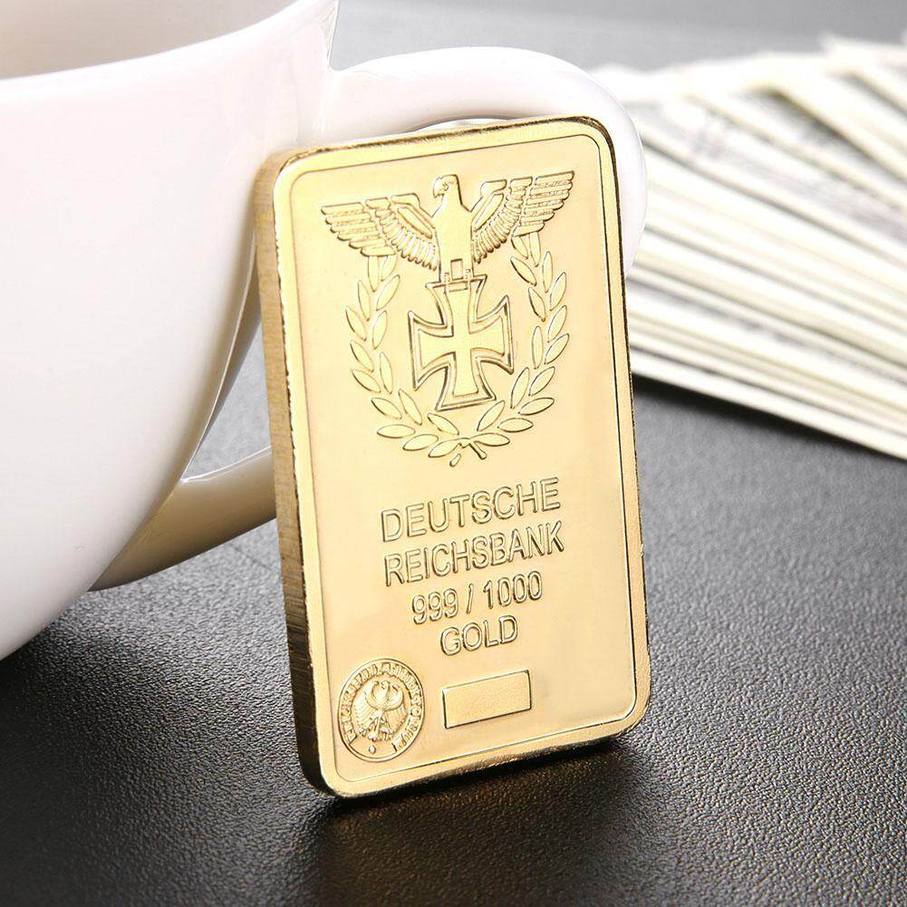 [uebfashion Zero Profit] High Quality Gold Brick Zinc Alloy Plated ...