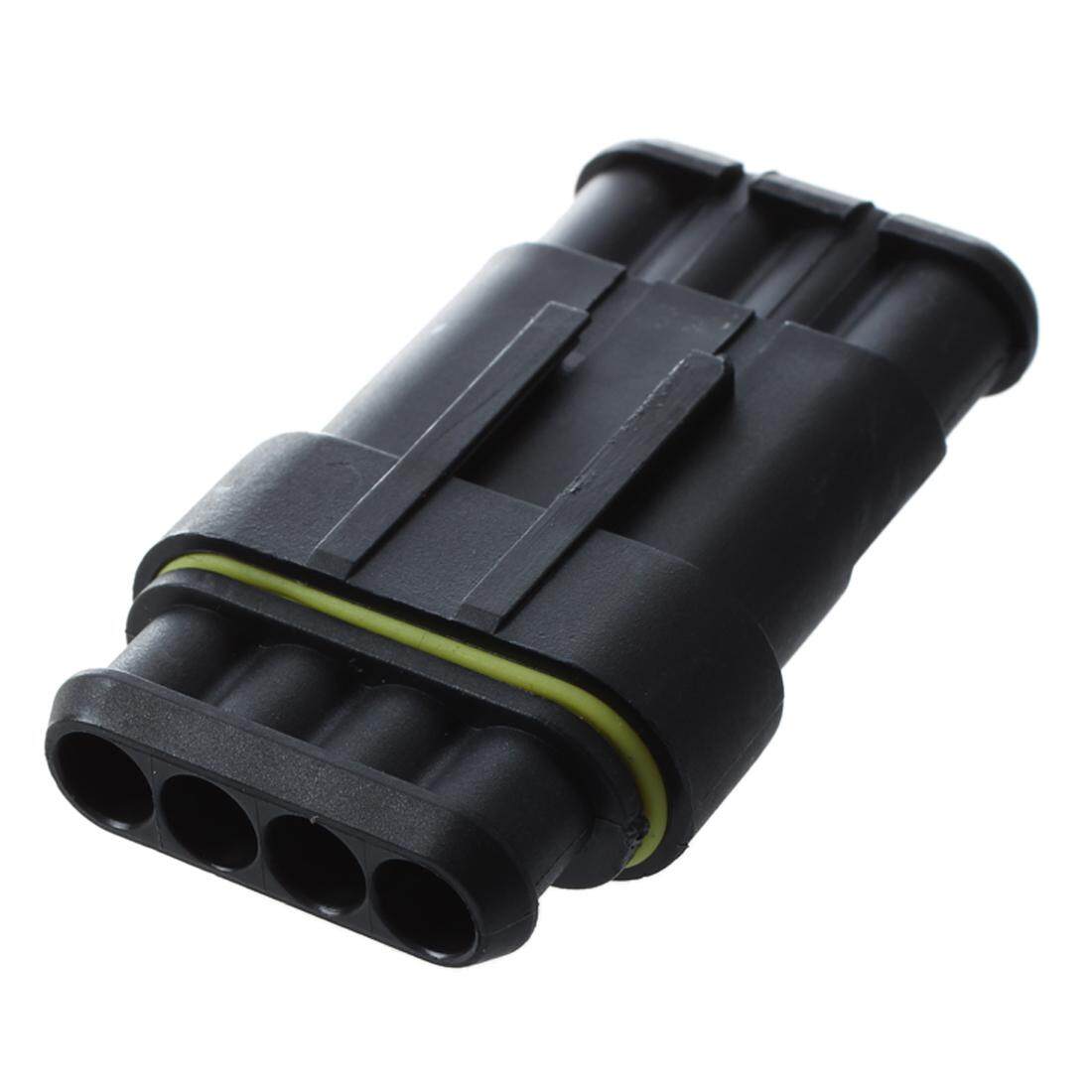 5 Kit 4 Pin Way Waterproof Electrical Wire Connector Plug - yomichew ...