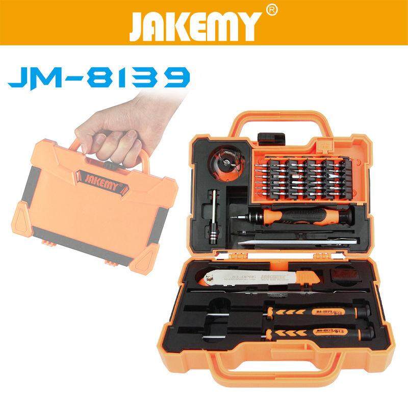 Jakemy JM-8139 45 in 1 พับอิเล็กทรอนิกส์แม่นยำไขควงชุดมือกล่อง ...