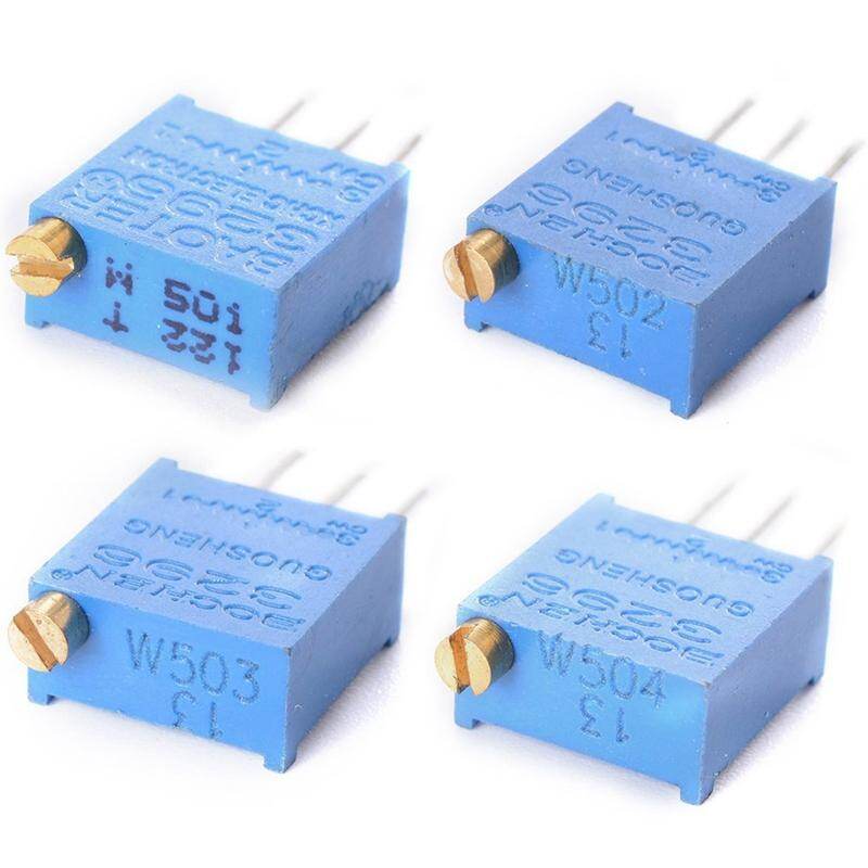 60Pcs 3296W Multiturn Trimmer Potentiometer Kit High Precision Variable ...