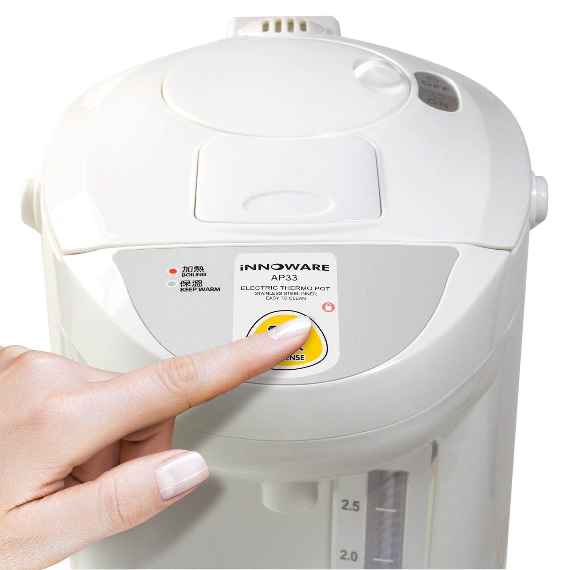 INNOWARE 3.3Lไฟฟ้าAirpotหม้อต้มน้ำร้อนภายในเป็นสแตนเลสสตีลกาแฟชาบ้าน ...