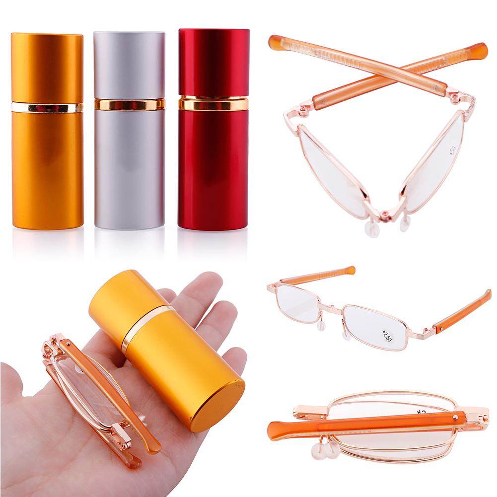 Portable Reading Glasses +1.0~+4.0 Strength Pocket Folding Unisex Women ...