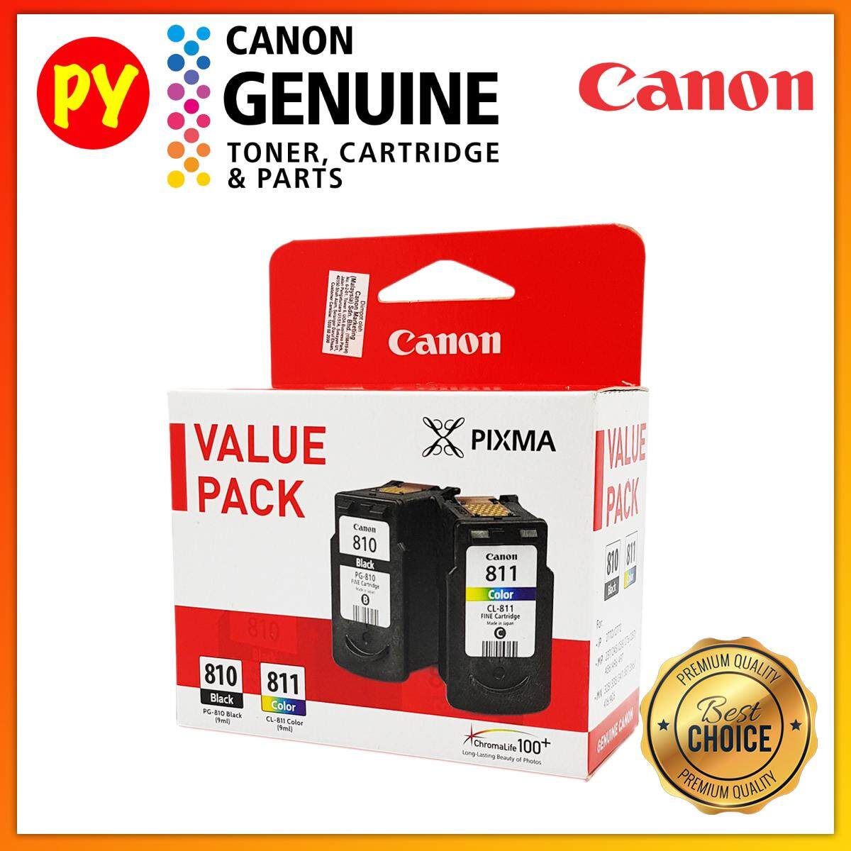 Canon PG-810, CL-811, PG-810/811 Combo VALUE PACK / TWIN / XL Original ...