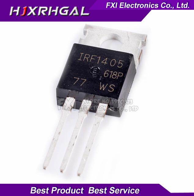10pcs IRF1405 TO-220 160A 55V N-channel MOSFET, MOS tube car original ...