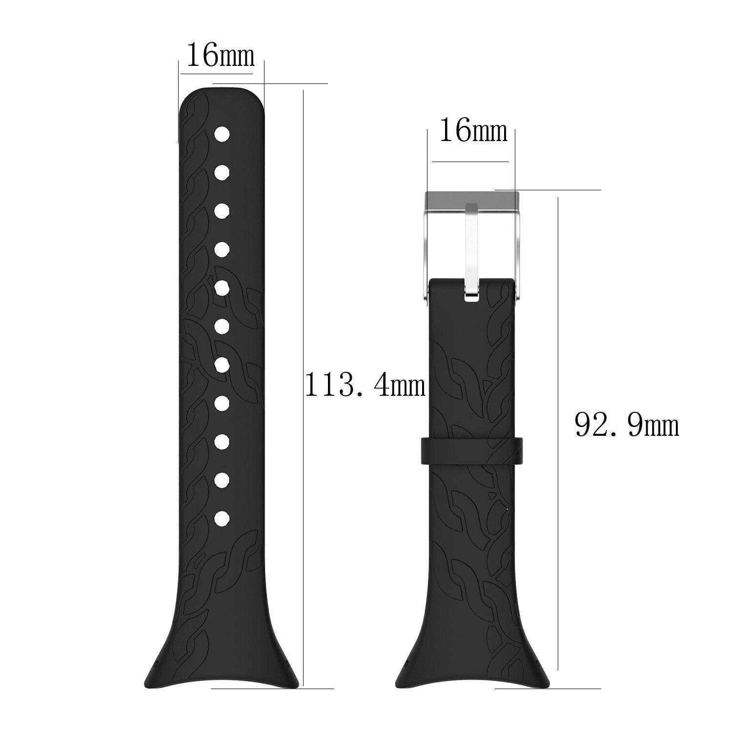 OXOQO Suunto Quest Replacement Sports Strap, Silicone Wrist Band Strap For Suunto Quest M1 M2 M4 ...