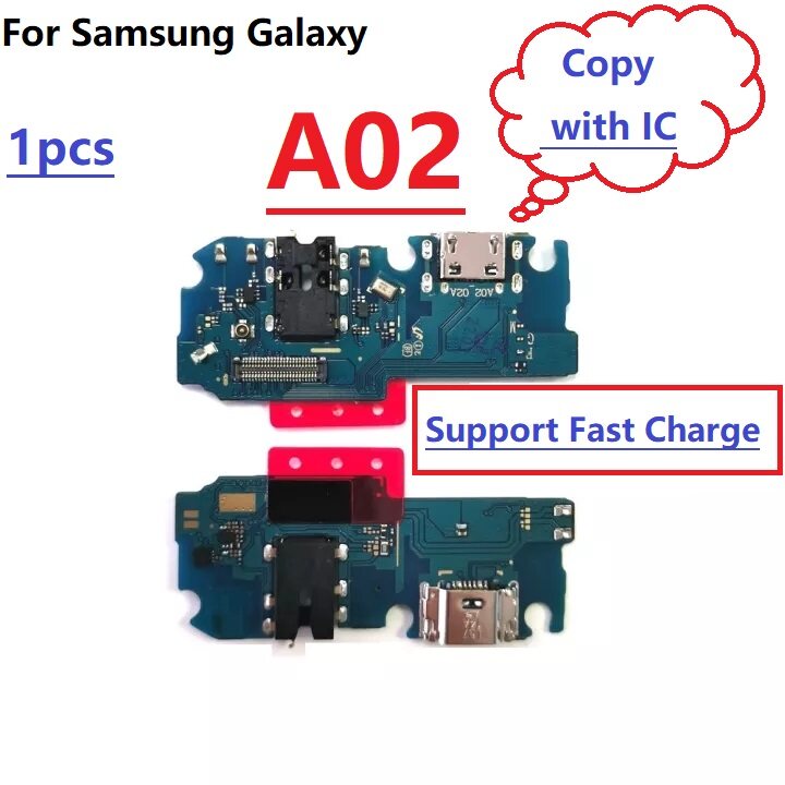 For Samsung Galaxy A02 USB Charging Dock Port Socket Jack Plug Connector Charge Board Flex Cable ...