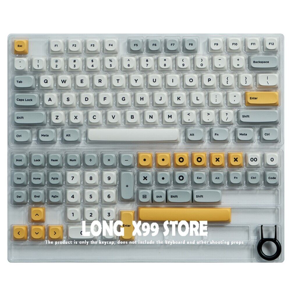 PBT Heavy Industry Keycaps Personalized For 104/68/87/980 Keycap 125 ...
