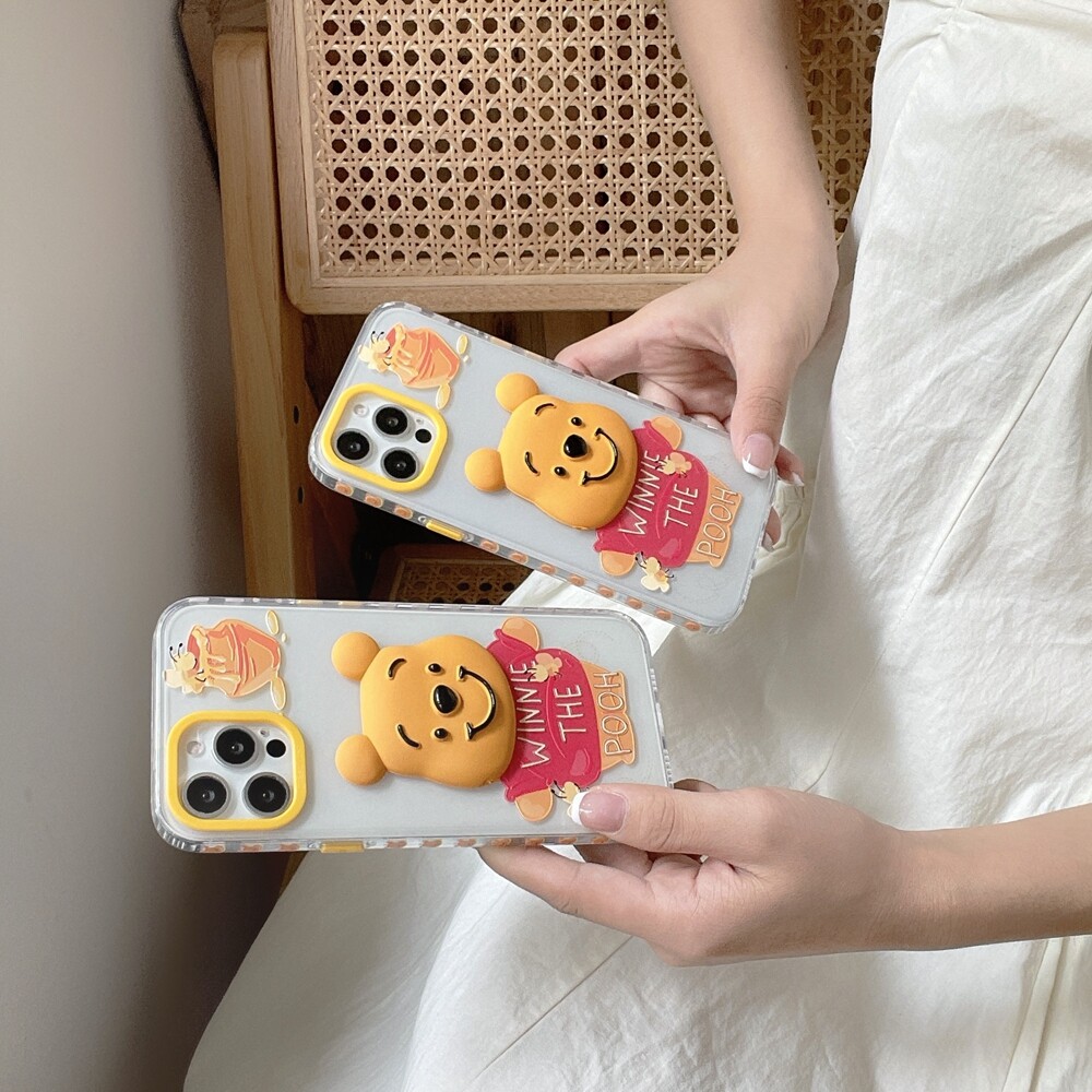 Cartoon Winnie the Pooh Lotso Cell Phone Case for iPhone 12 Pro Max ...