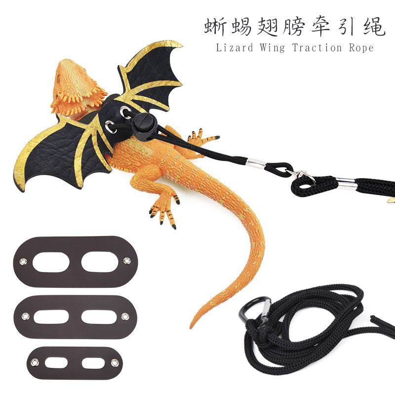 Reptile Leather Harness (Bearded Dragon Leash) (Lizard) (Iguana ...