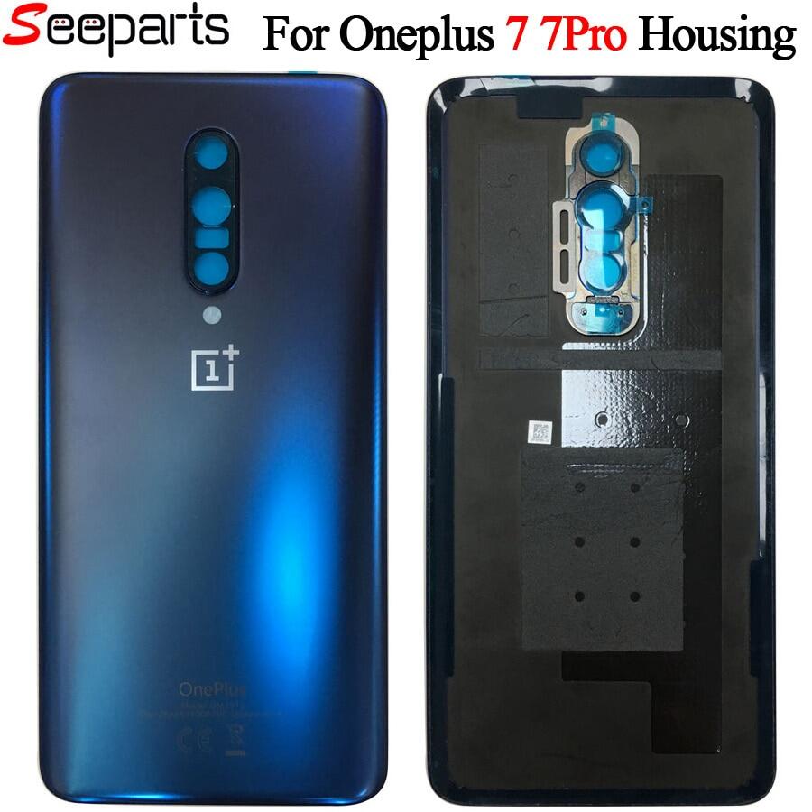 Original เคสหลังสำหรับ OnePlus 7 Pro ฝาหลังปิดโทรศัพท์กลับปลอกหุ้มช่อง ...
