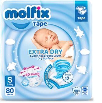 MOLFIX EXTRA DRY TAPE DIAPERS | Lazada