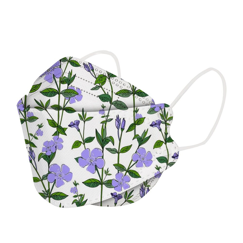 Children Willow Leaf Type Fish Mouth Type Mask Spring Mask KF94 Earloop ...