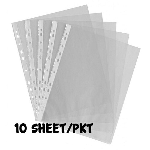 Sheet Protector A4 11 Holes 10/20Sheet/Holder/File - (10's/Pkt) Kertas ...