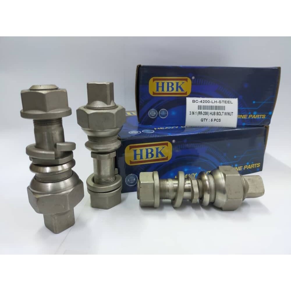 BC4200 HINO NISSAN FUSO *20MM* STEEL WHEEL HUB BOLT (REAR) LORRY TAYAR ...