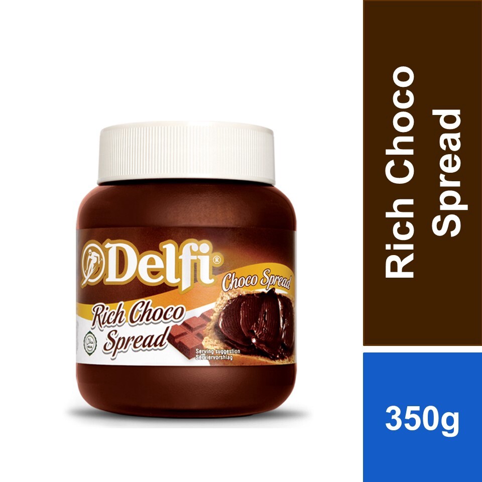 Delfi Choco Spread 350g - Rich Choco | Lazada