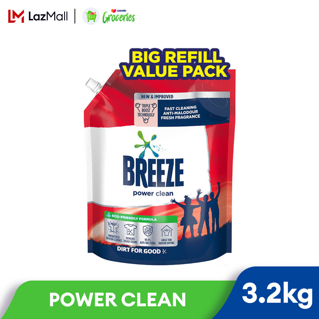 Breeze Liquid Power Clean Refill Pack 3.2KG | Lazada