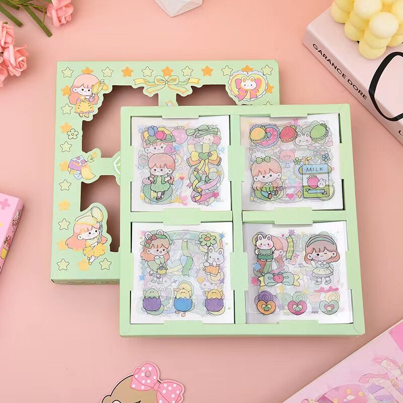 stationery 100pcs in box Cartoon cute handbook sticker | Lazada
