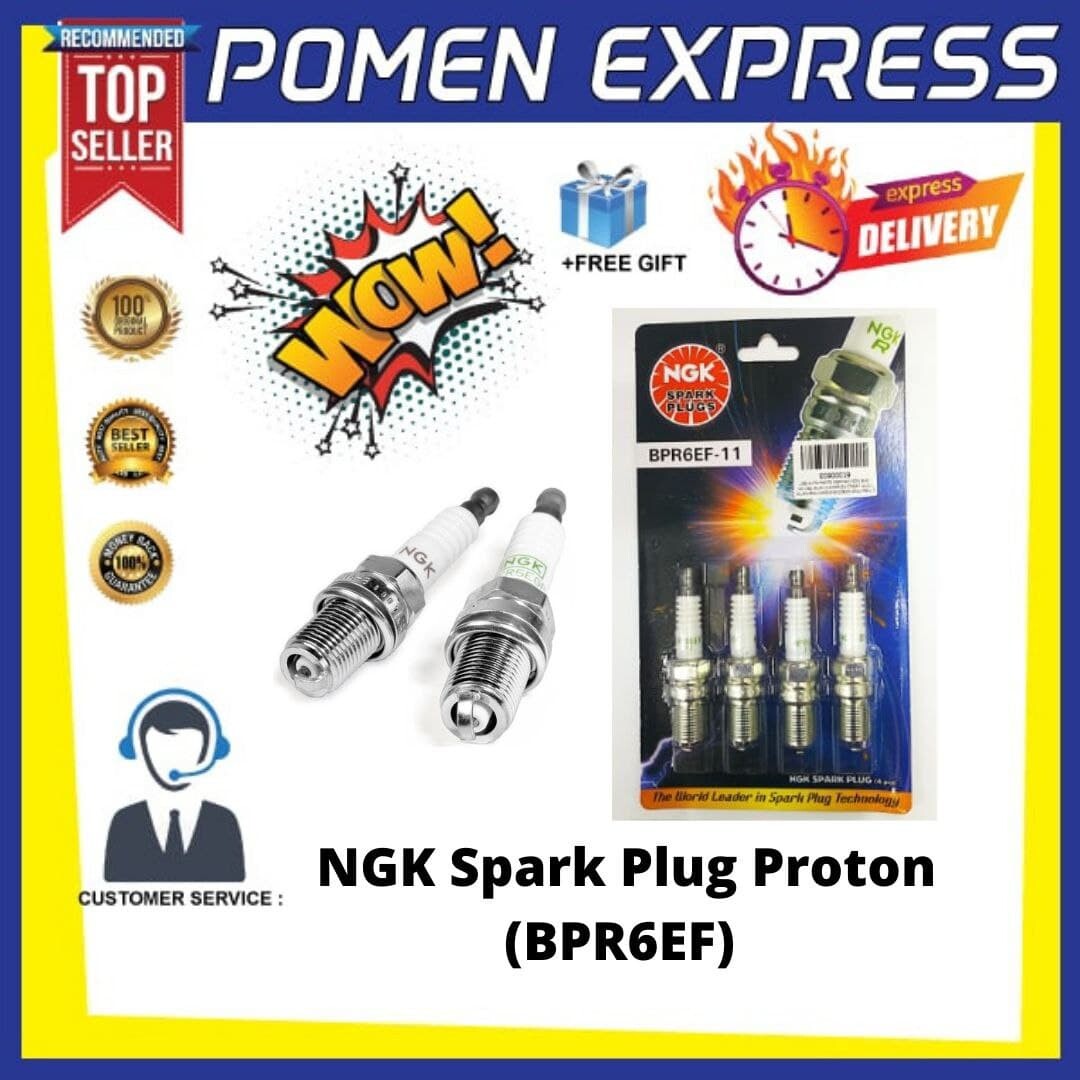 NGK Spark Plug BPR6EF-11 Proton BLM FLX Gen2 Exora Persona Preve Waja ...