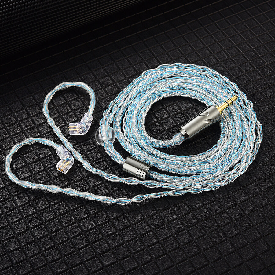 QKZ 200 Cores 8 Strand OFC Copper Silver-plated Upgrade Cable Wire 3 ...