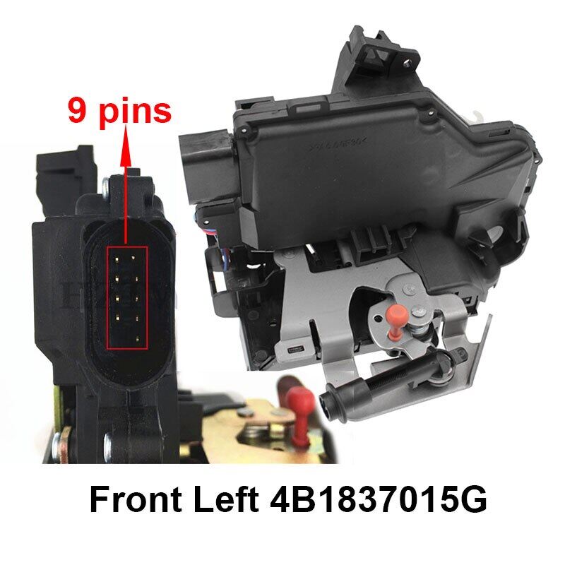 ประตูล็อค Actuator ด้านหน้าด้านหลังซ้ายขวา4B1837015G 4B1837016G ...
