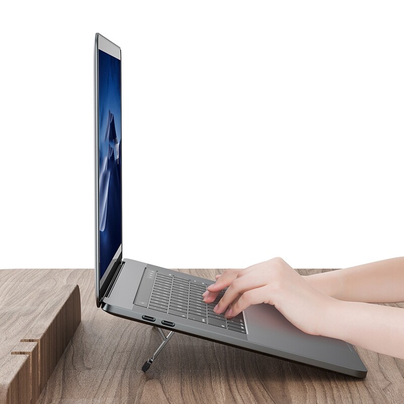 Creative Laptop Invisible Bracket Computer Booster Frame, Portable ...