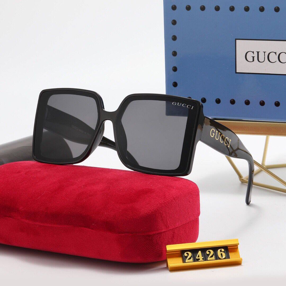 Top เกรดกล่องแพคเกจ Preferential】GucciˉSummer สินค้าใหม่กรอบแว่นตากัน ...