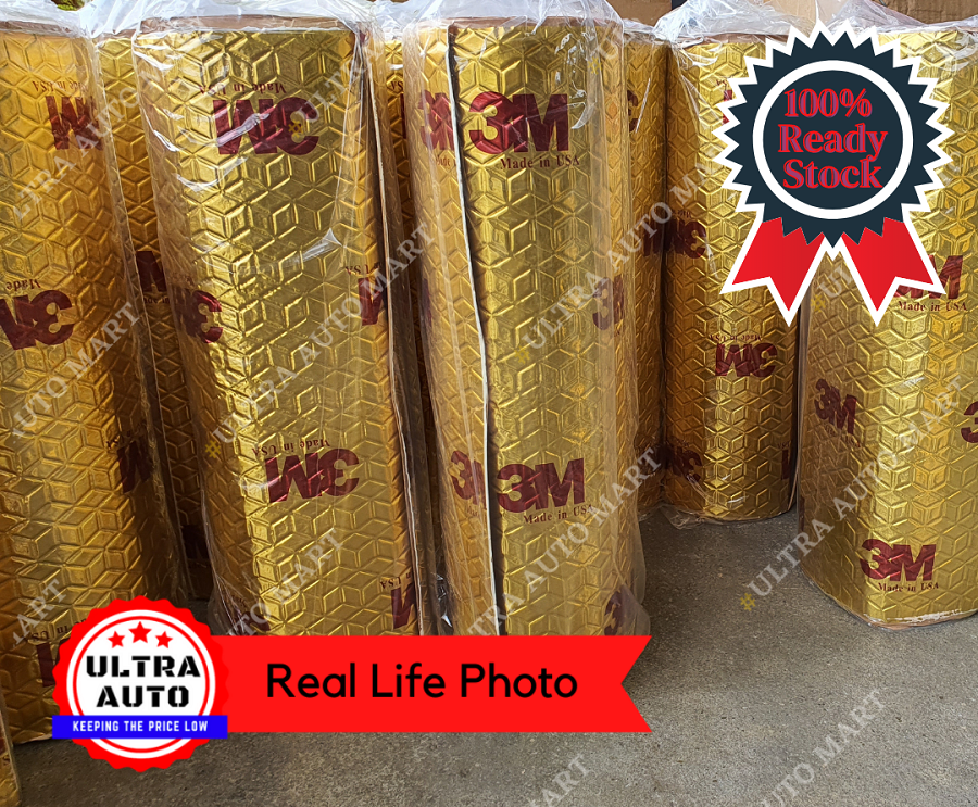 5 Meter Roll 2 in 1 3M SOUNDPROOF (46CM x 5M)(ROLL) HEAT INSULATION ...