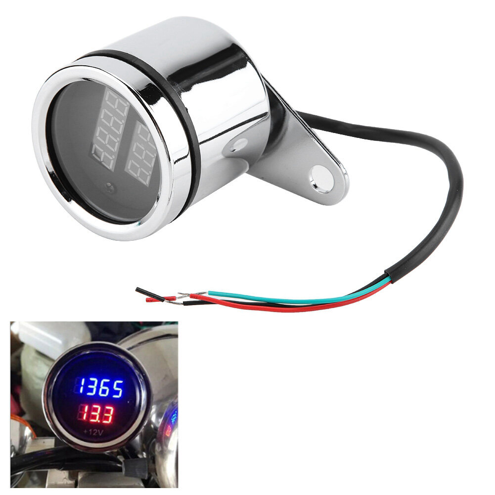 เครื่องวัดความเร็วรอบ,12V DC Tachometer สำหรับวัดแรงดันไฟฟ้าของรถ ...